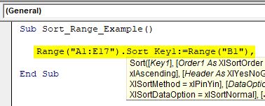 VBA Sort Range How To Sort Range In Excel VBA