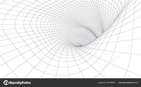 Abstract Background Bright Glowing Particles Paths Vector Illustration Stock Vector By