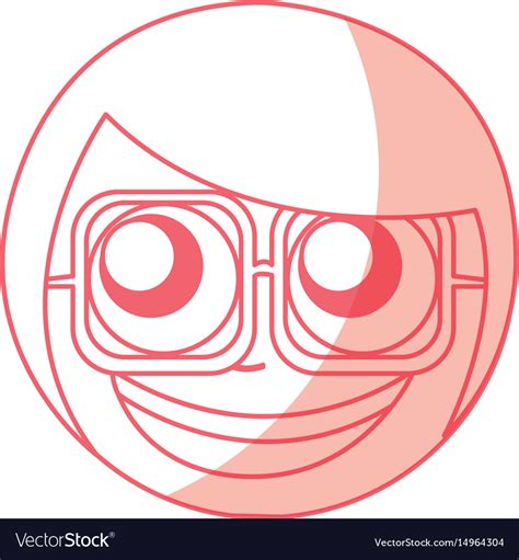Female Nerd Avatar Character Royalty Free Vector Image