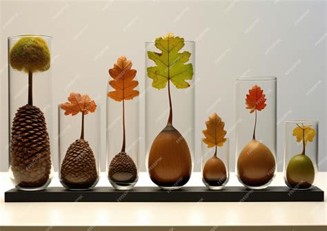 Premium Ai Image An Educational Display Explaining The Life Cycle Of An Acorn