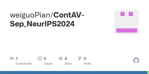 Github Weiguopiancontav Sepneurips2024
