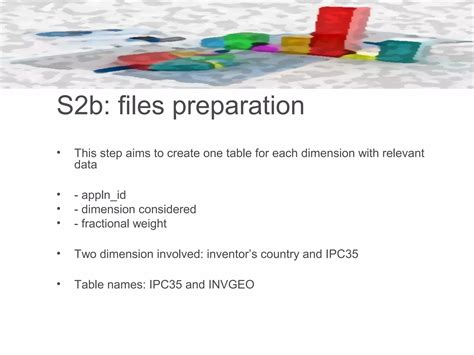 Patstat Indicators Step By Step Ppt Databases Computer Software