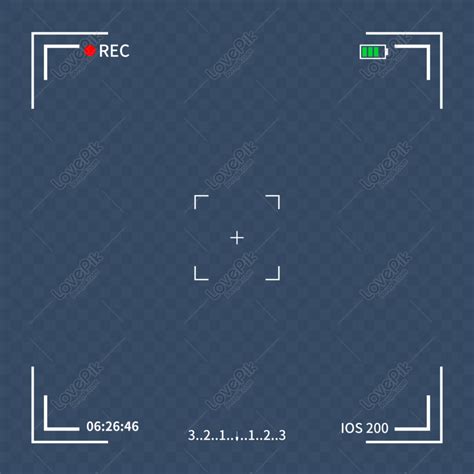 카메라 촬영 인터페이스 Png 일러스트 무료 다운로드 Lovepik