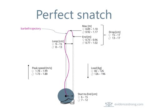 What Is A Barbell Trajectory Of A Perfect Snatch Evidence Strong
