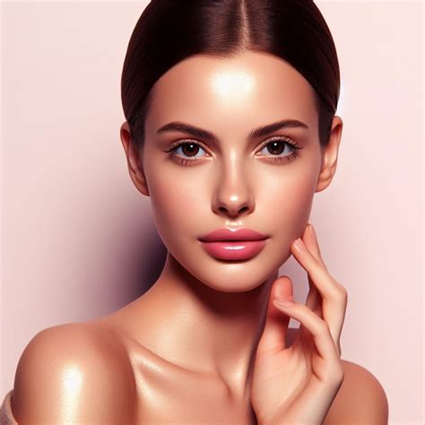 Premium Photo Beautiful Women Skin Care Beauty Commercial