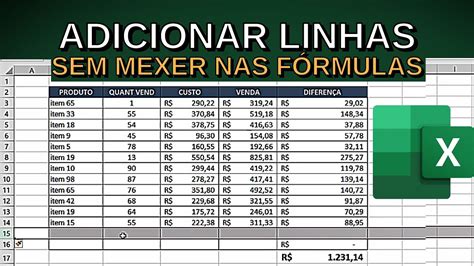 Como Inserir Linha No Excel
