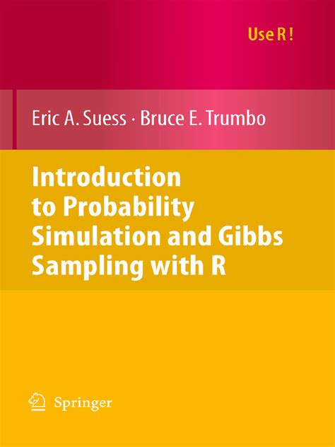 Introduction To Probability Simulation And Gibbs Sampling With R Pdf Bayesian Inference