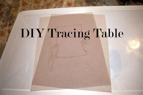 Diy Tracing Table 3 Steps With Pictures Instructables