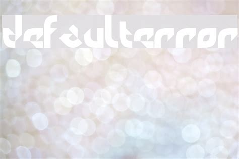Defaulterror Font FFonts Net