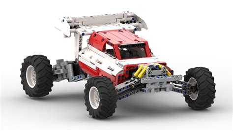 Lego Moc Wide Truggy Mk1 By Lixander A Rebrickable Build With Lego