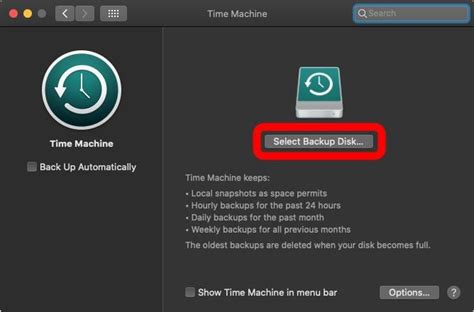 fix time machine can t find backup disk for file recovery