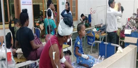 Aa အဖွဲ့က ပစ်ခတ်လိုက်သည့် လက်နက်ကြီးကျည်များ ကျရောက်ပေါက်ကွဲမှုကြောင့် အသက် ၅ နှစ်အရွယ် ကလေးငယ