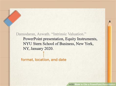 3 Ways To Cite A PowerPoint Presentation WikiHow