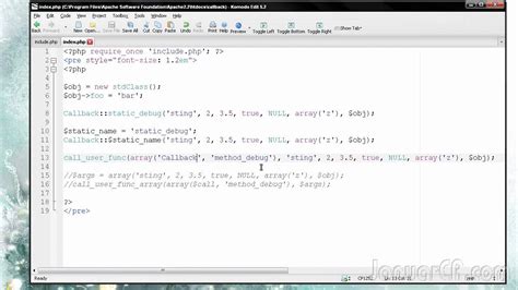 Php Callback 4 Pemanggilan Static Method Youtube