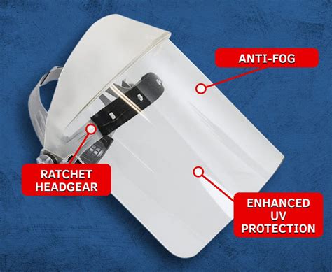 Clear Uv Polycarbonate Face Shield Oberon Company