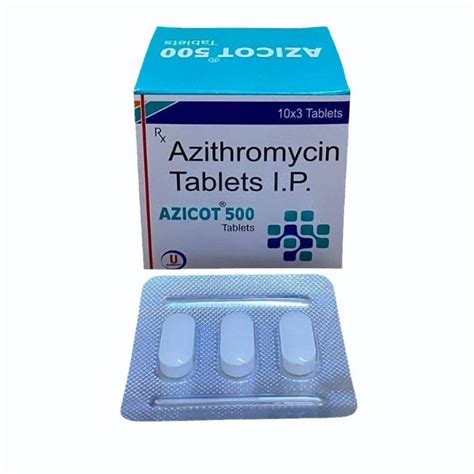 500mg Azithromycin Ip Tablet At Rs 600 Box Azithromycin 500 Mg In