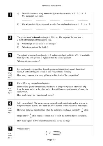 Yr 6 Number Lesson 167 Teaching Resources