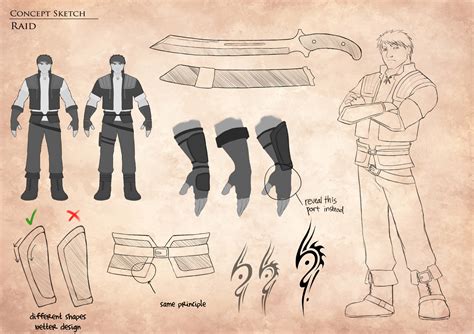 Concept Sketch Raid Weasyl