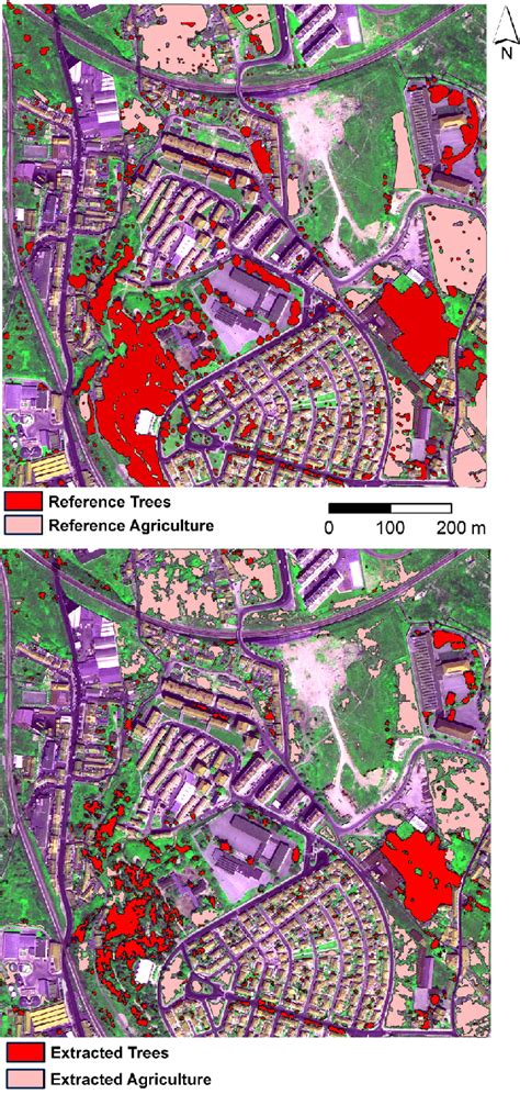 Result Of The Best Extraction For The Class Vegetation Using