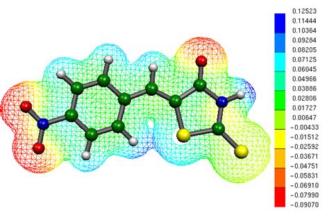 Calculated 3d Molecular Electrostatic Potential Contour Map Of 5 Pnbtt