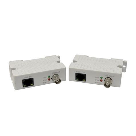 Ethernet Over Coax Poe Rj45 Bnc 800m