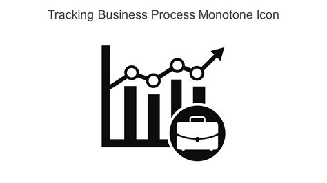 Tracking Business Process Monotone Icon In Powerpoint Pptx Png And Editable Eps Format PPT