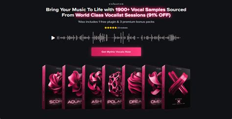 【cymatics厂牌edm多风格人声采样包】cymatics Mythic Vocal Collection Edmtop Top