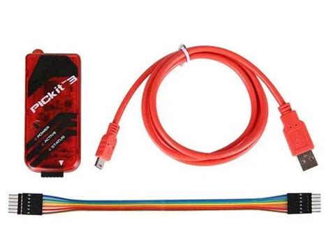 Pickit 3 Pic Programmer Debugger Compatible With Cable And 5pin Female To Male At Rs 1809