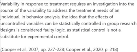 D 4 Experimental Design Describes The Advantages Of Single Subject Experimental Designs
