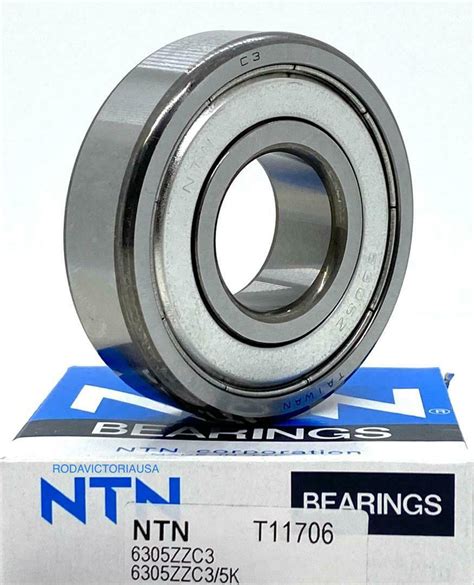 6305 ZZ C3 NTN Deep Groove Ball Bearings 25x62x17mm 6305ZZ 6305-2Z ...