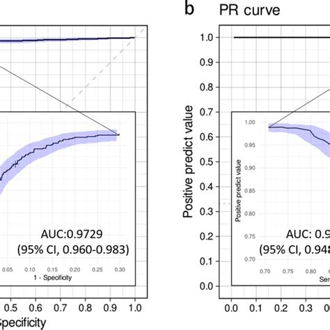 The Receiver Operating Characteristic Curve And Precision Recall Curve