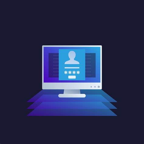 Login Authentication Password Access Vector Illustration 5202010 Vector Art At Vecteezy