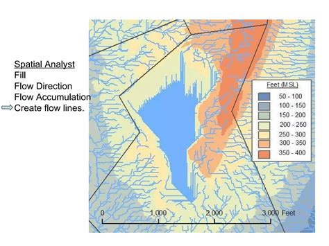 Watershed And Volume Analysis Using A Lidar Dem Ppt Geography Science