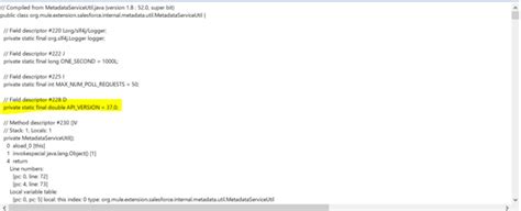 I Am Trying To Retrieve Metadata With Salesforce Connector981