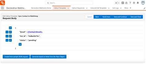 Outbound Message With REST API And JSON In Salesforce
