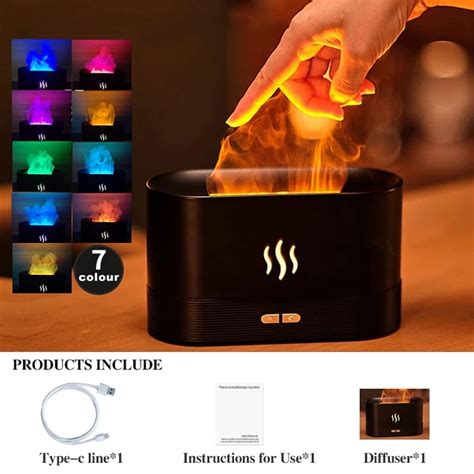 Led 초음파 가습기 아로마 디퓨저 에어 휴미디파이어 쿨 미스트 메이커 에센셜 오일 해파리 디퓨저 가정용