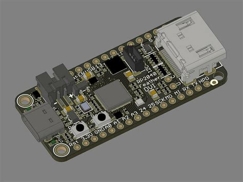 Free 3d File Feather Rp2040 Dvi Case 🪶 ・template To Download And 3d Print・cults