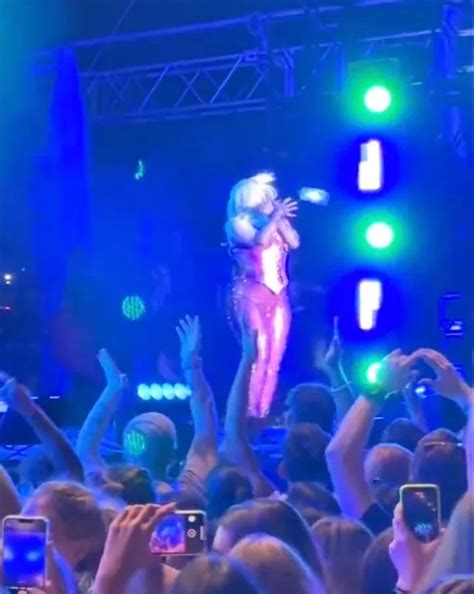 Bebe Rexha In Agony After On Stage Collapse As Fan Lobs Projectile At Her Mid Gig Daily Star