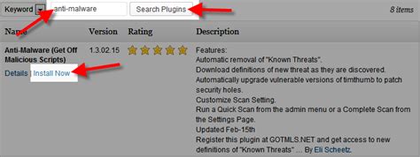 Using The Anti Malware Get Off Malicious Scripts Plugin For Wordpress Web Hosting Hub
