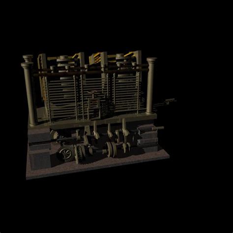 Analytical Engine 3d Model Sharecg