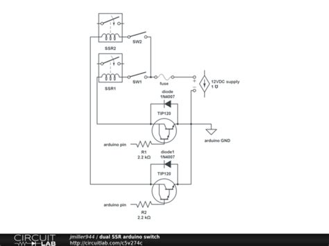 Dual SSR Arduino Switch CircuitLab