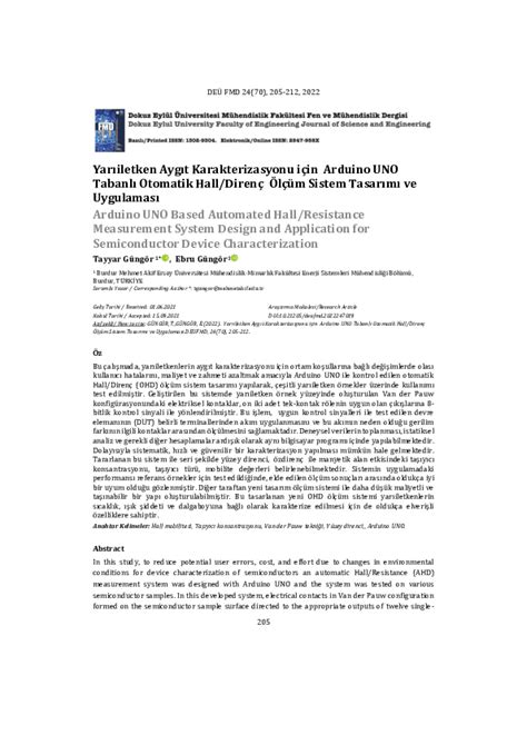 Pdf Arduino Uno Based Automated Hallresistance Measurement System