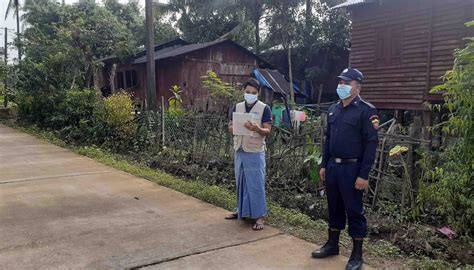 လှိုင်းဘွဲမြို့နယ်တွင် ကိုဗစ် ၁၉ ရောဂါ ကြိုတင်ကာကွယ်ရေး ကျေးရွာအရောက် အသိပညာပေး လိုက်လံနှိုးဆော