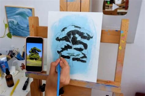 How To Paint A Tree Acrylic Painting Tutorial Pintando Org