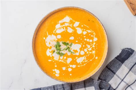 Butternut Squash Soup With Coconut Milk In A Dutch Oven On And Off Keto