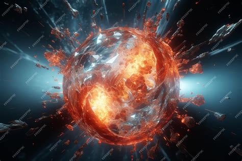 Premium Ai Image Photon Particles Colliding In A Highenergy Chamber 00701 01