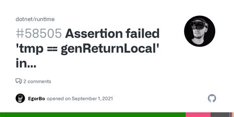 Assertion Failed Tmp Genreturnlocal In Testclassvarargintsystemtypedreferencelong