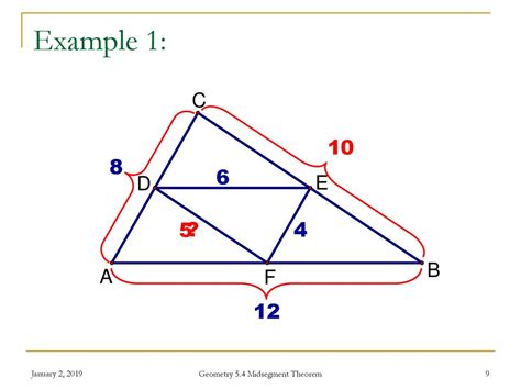 Geometry 6 4 Midsegment Theorem Ppt Download