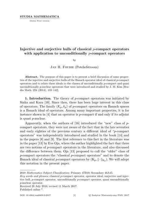 pdf injective and surjective hulls of classical p compact operators