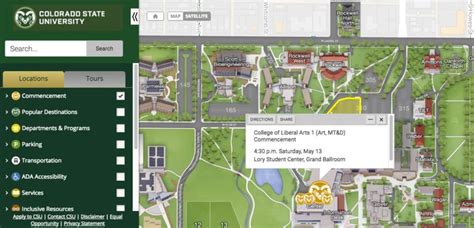 Colorado Universities Map